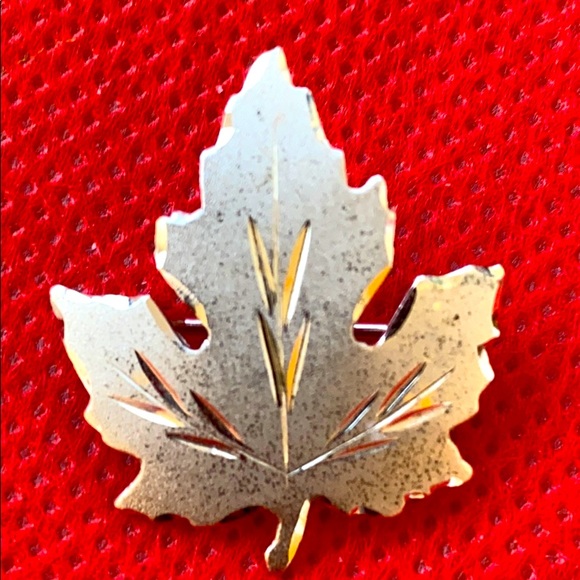 Jewelry | Vintage Sterling Silver Maple Leaf Pin Marked | Poshmark